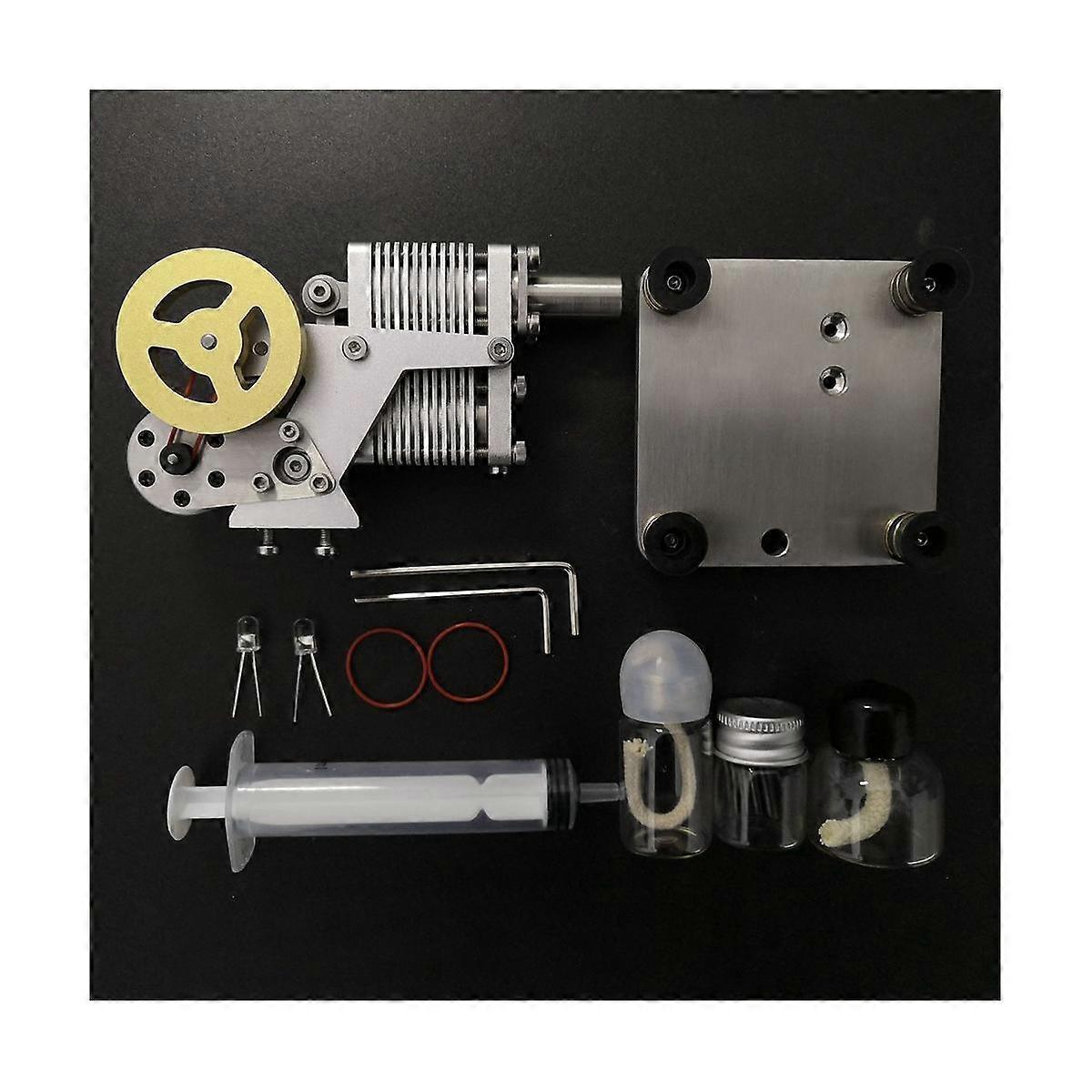 Full Metal Stirling Engine Model Mini Generator Modell Fysik Vetenskap ...