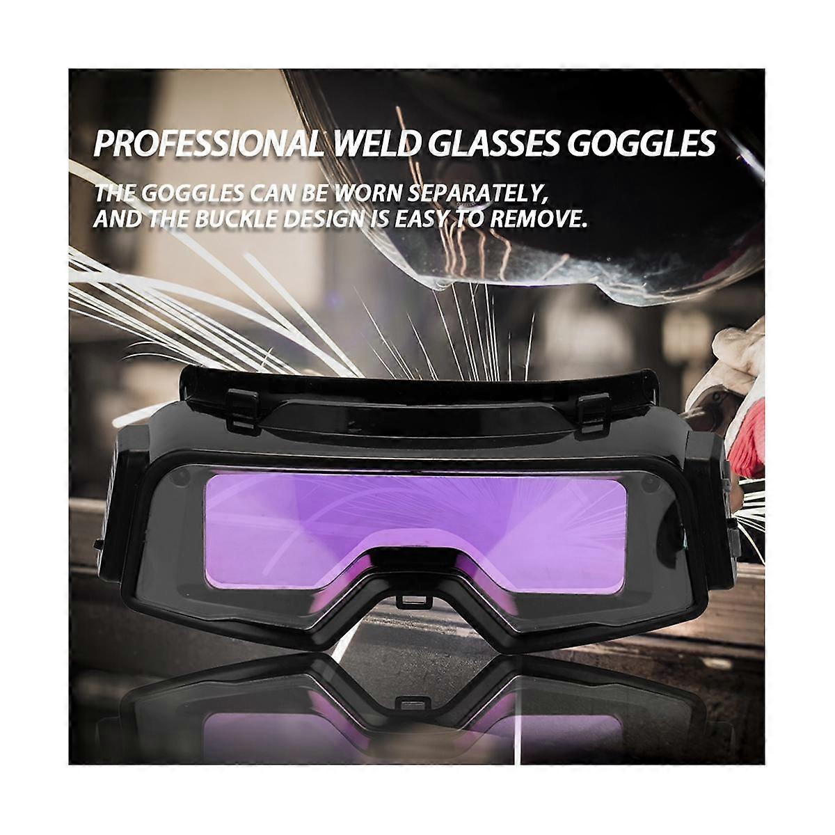 Automatic Darkening Welding Glasses Mask Welding Cap for TIG MIG ...