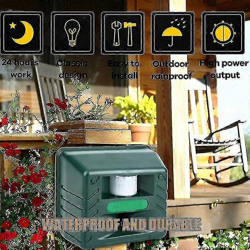 Outdoor Ultrasonic Bird Repeller Outdoor Bird Repeller Ultrasonic ...