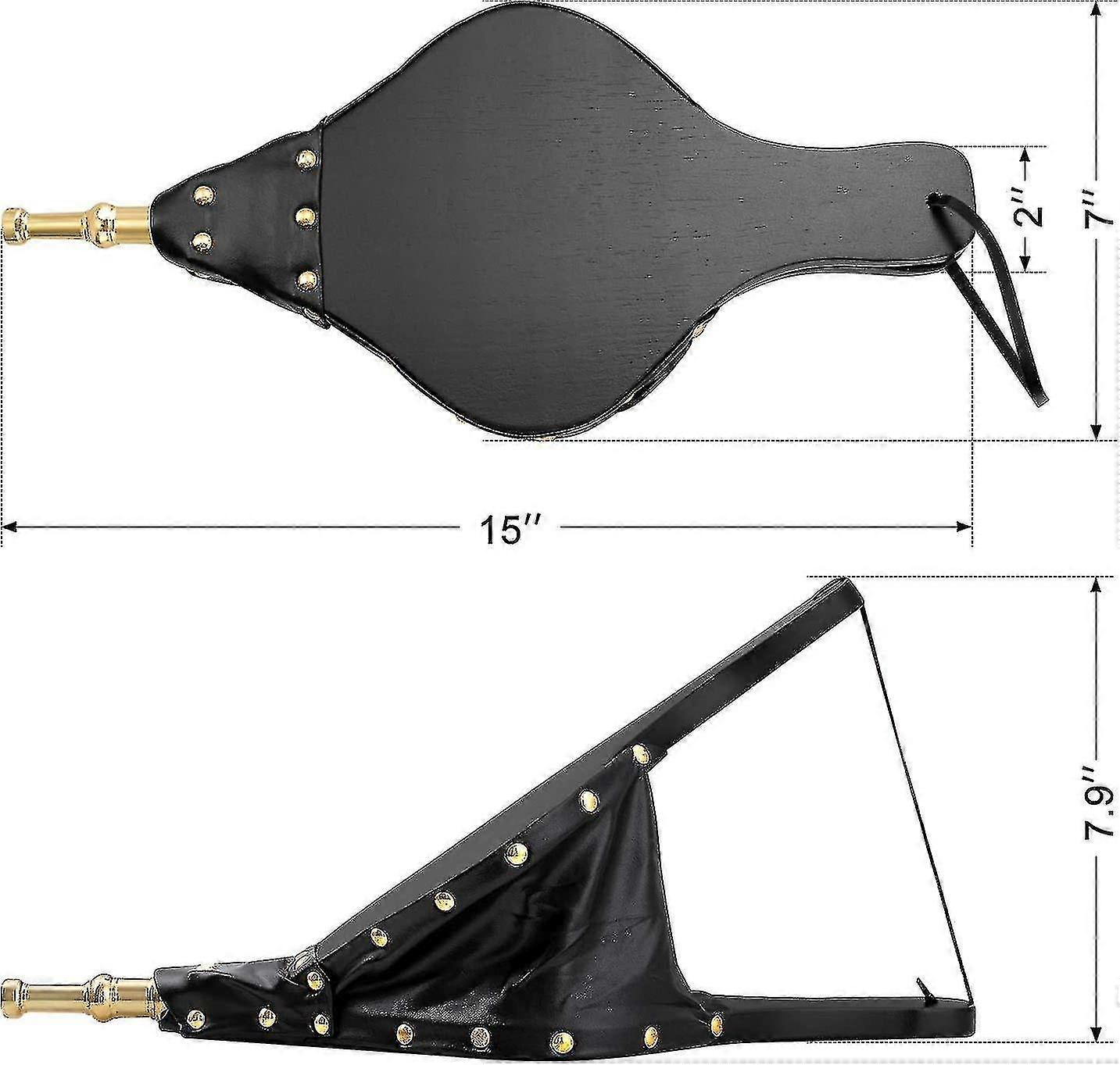 Fireplace Bellows, Wood Air Blower Cast Nozzle For Outdoor Camping Bbq ...