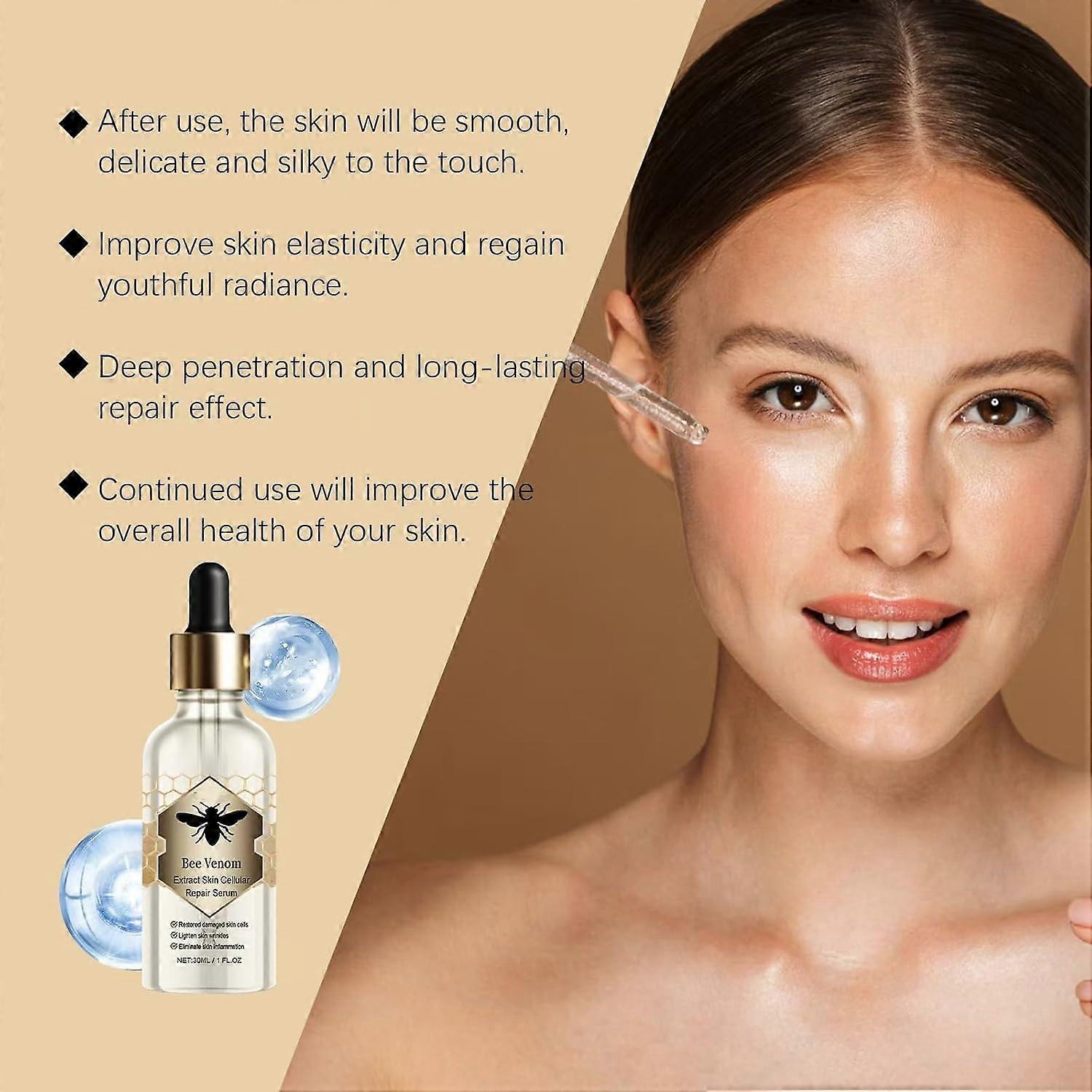 Bee Venom Extract Skin Cellular Repair Serum, Advanced Bee Venom ...