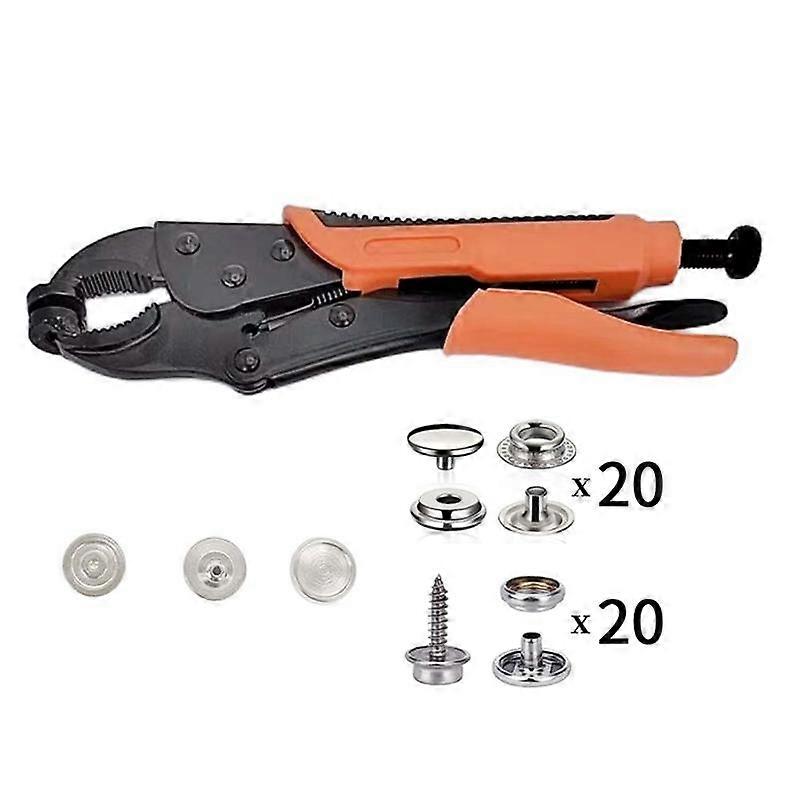 Snap Fastener Kit Adjustable Pliers for Snap Buttons,Snap Fastener Tool ...