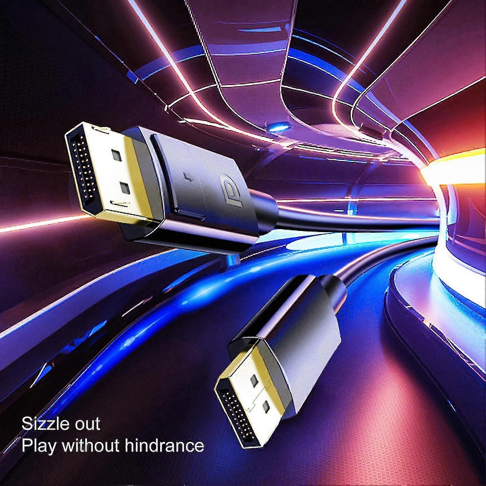 1/2m Dp To Dp Adapter 1080p 240hz/2k 144hz/4k 60hz 4k Lossless ...