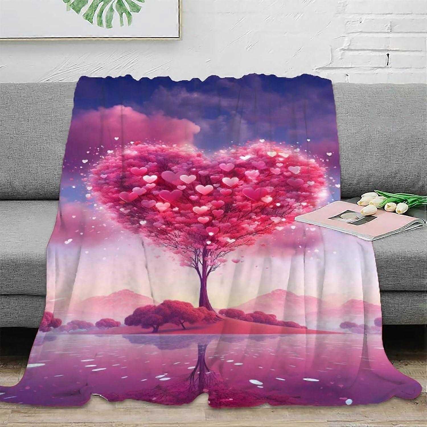 romantiskt hjärta rött hjärta filt fleecefilt, kashmir känsla kram filt ...