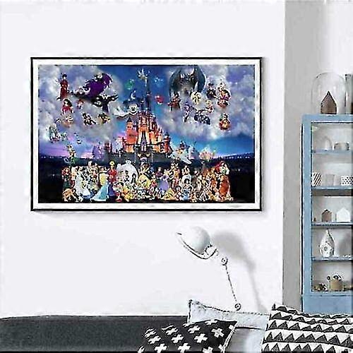 Mickey Mouse Diy 5d Diamond Painting Cross Stitch Kit Cartoon Wall ...