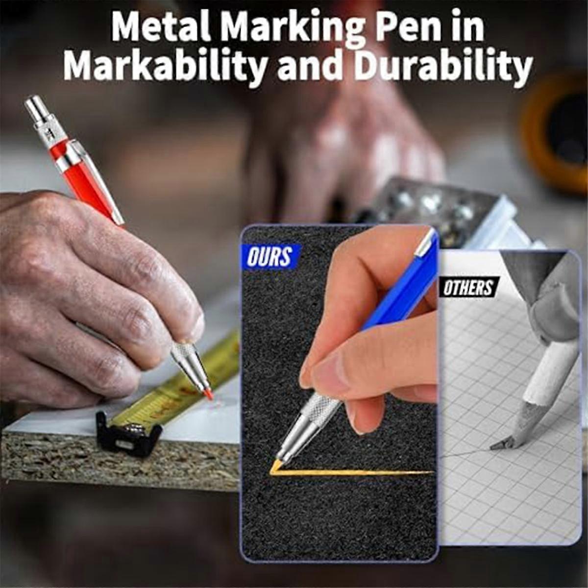 Welding Pencil with Round Lead, Metal Welding Marker, for Pipe Joints ...