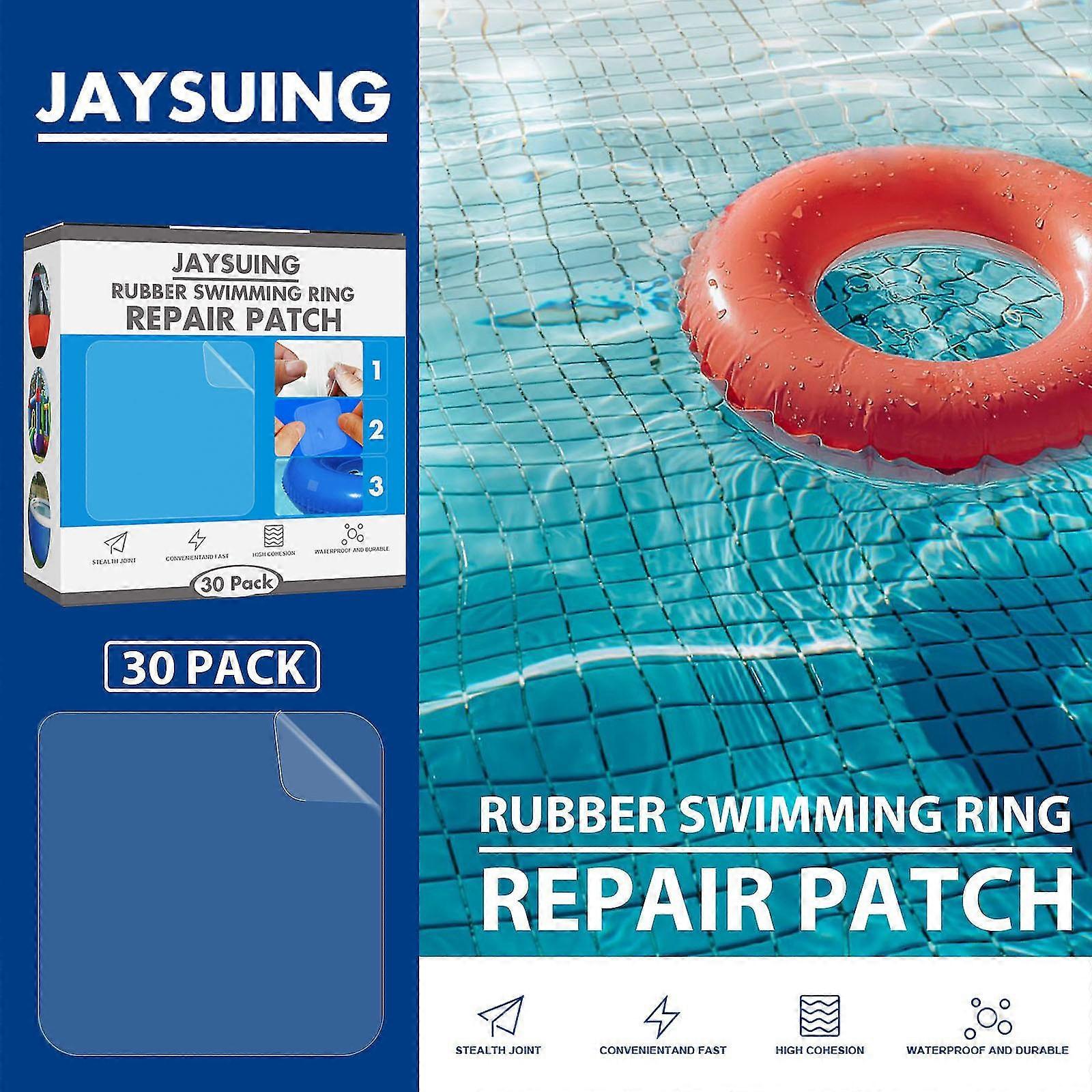 30 Pieces Self Adhesive Pvc Pool Patch Repair Kit Vinyl Inflatable Pool ...