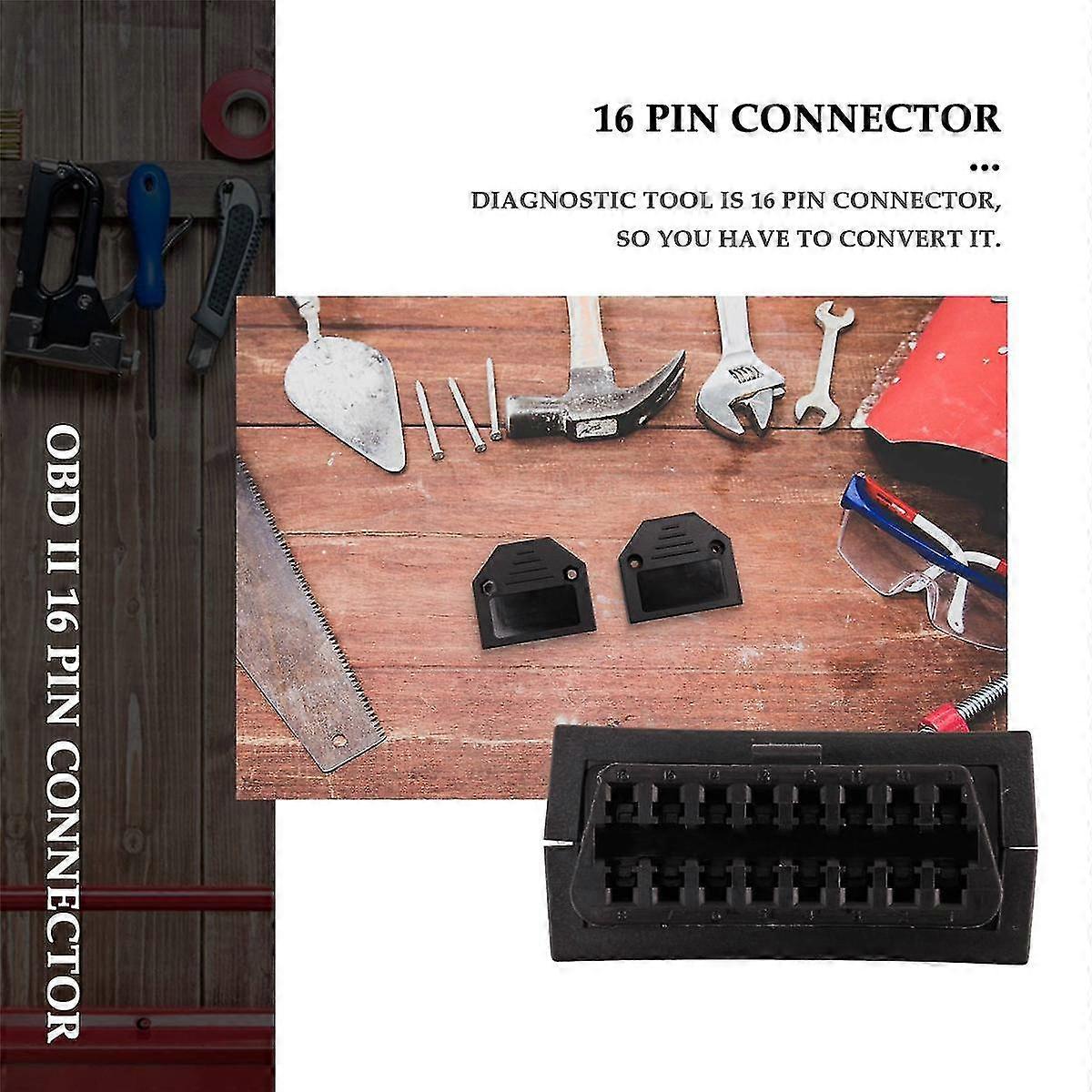 Universal OBD2 OBD II 16Pin Verbinder Buchse Diagnostic Werkzeug ...