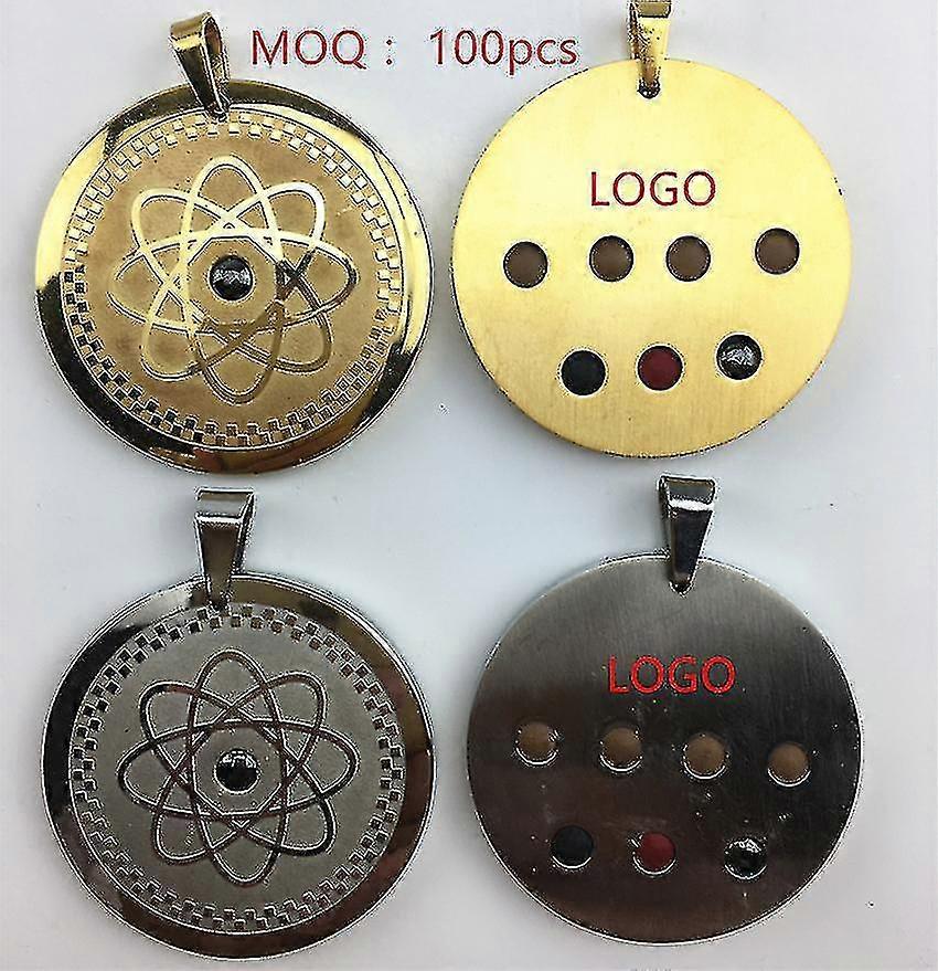 Quantum Science Scalar Energy Health Necklace Round Stainless Steel ...