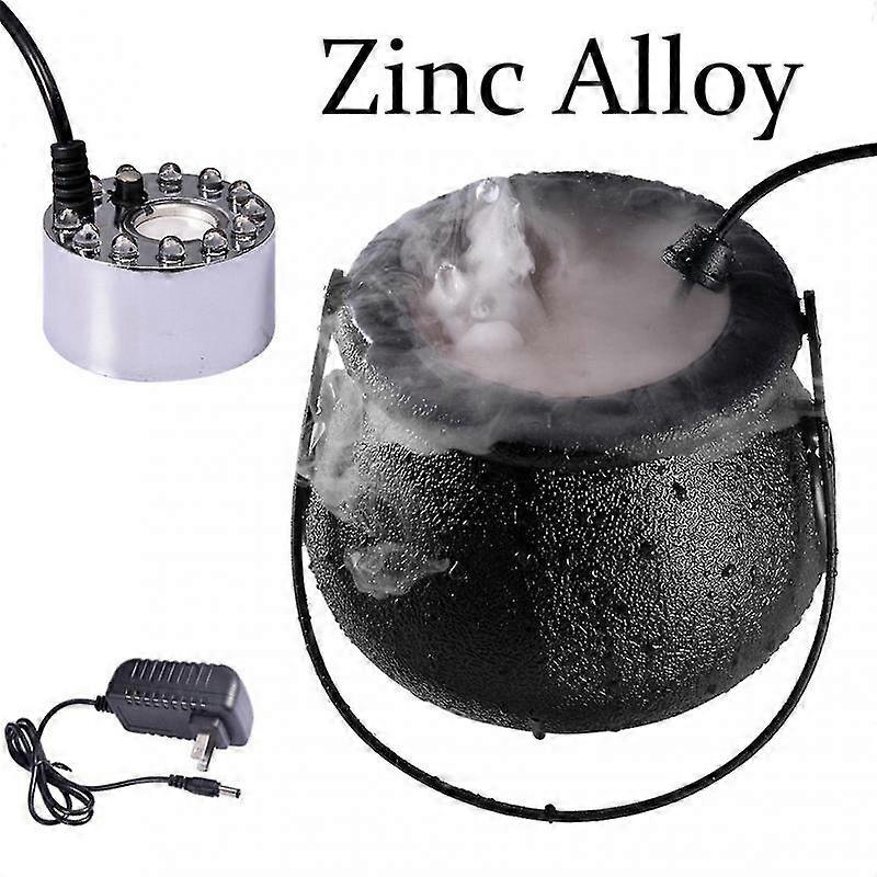 New Halloween Witch Pot Smoke Machine Fog Maker Water Fountain Fogger ...