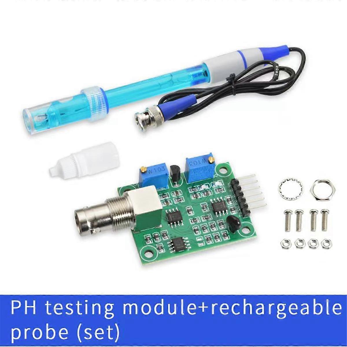 PH4502C PH Value Detection Sensor Module Kit Detection Regulator Soil ...