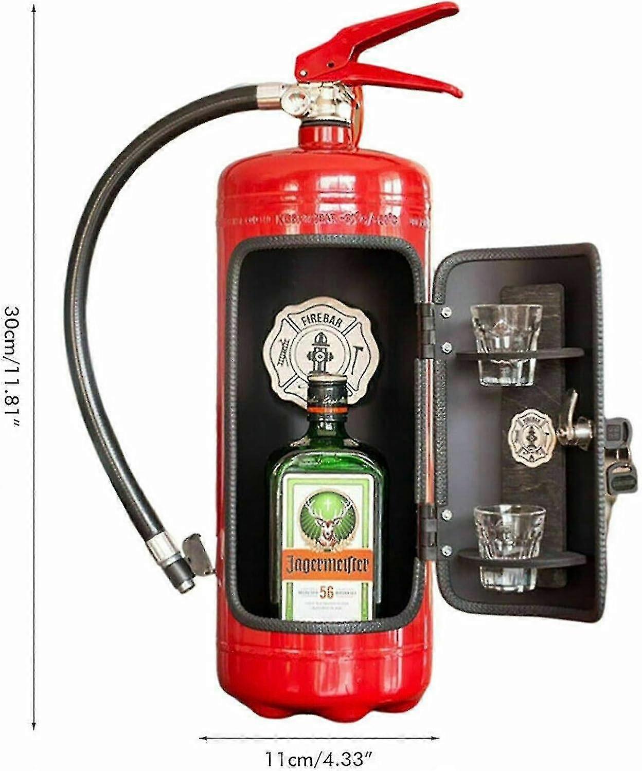 Fire Extinguisher Mini Bar For Fireman Handmade Bar, Fire Extinguisher ...