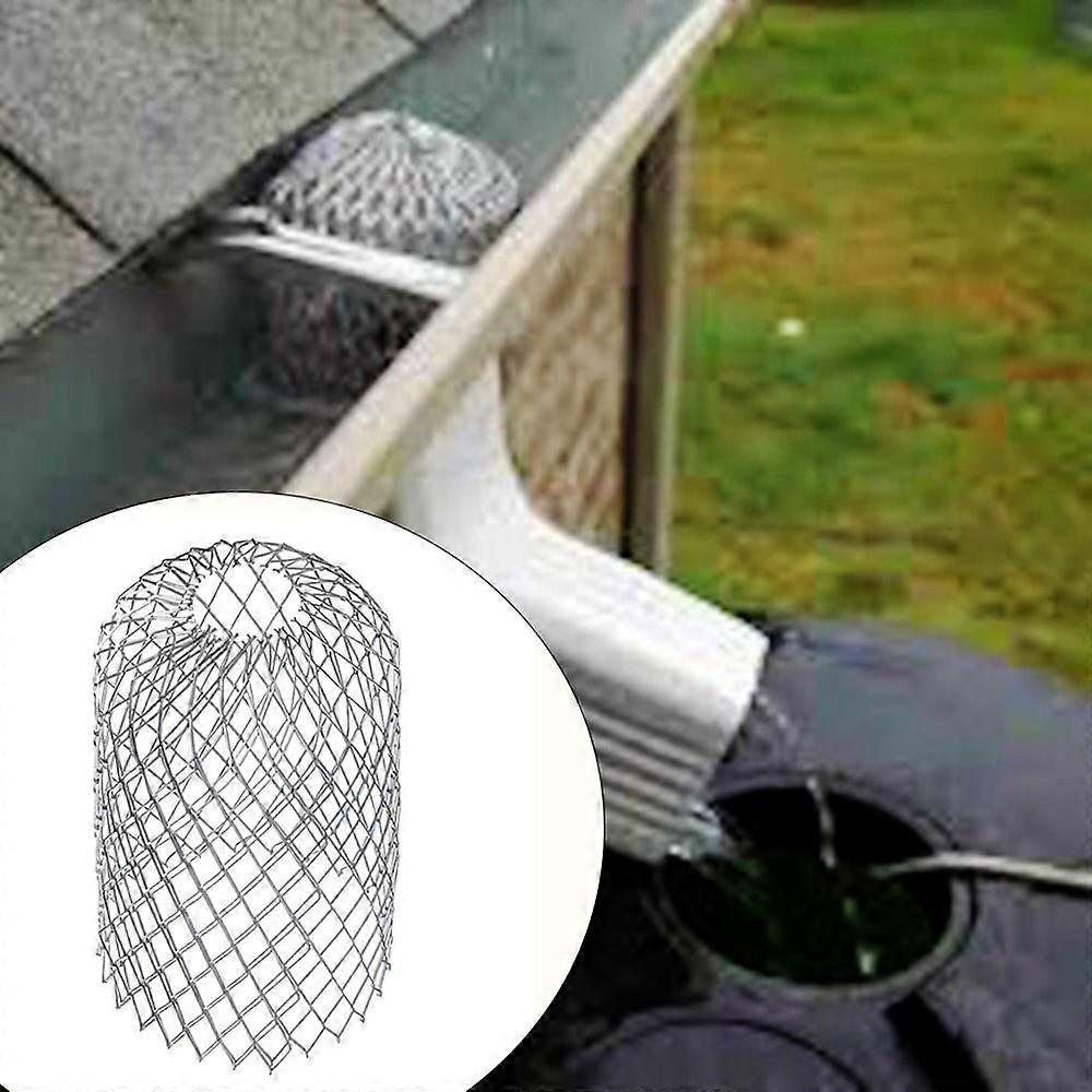 4 Pack Aluminum Gutter Screens Metal Downspout Protector Mesh Filter ...