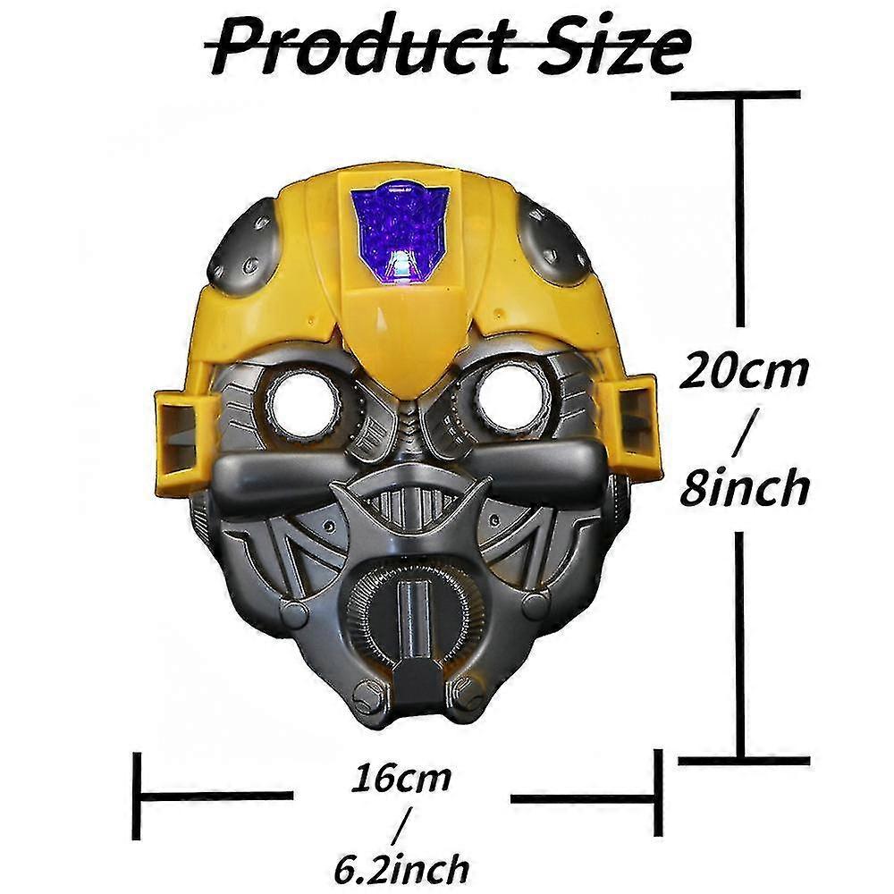Bumblebee Mask, Light-up Bumblebee Mask For Halloween, Anime Movie ...