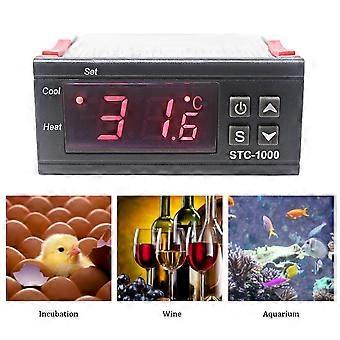 STC-1000 LCD Digital Thermostat Temperature Controller for Incubator Two Relay Output ...