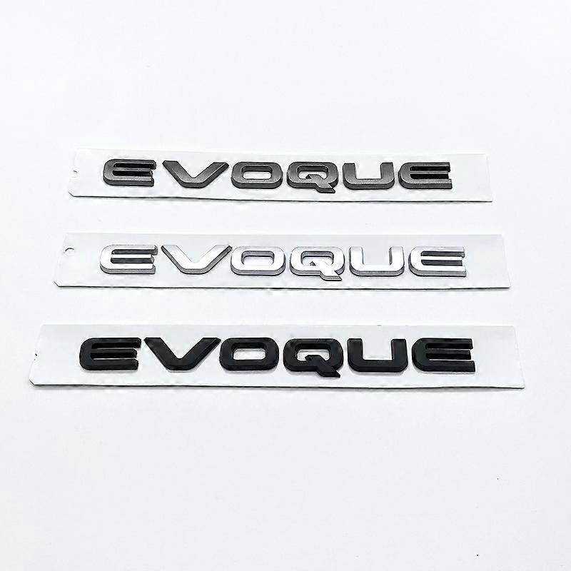 3D ABS Letters EVOQUE Car sticker Rear tail Trunk sticker car rear ...