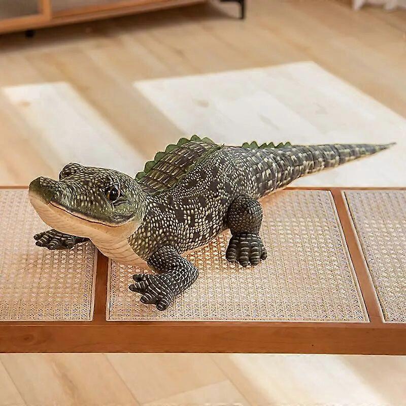 100cm Simulation Crocodile Plush Toy Lifelike Alligator Pillow Soft ...