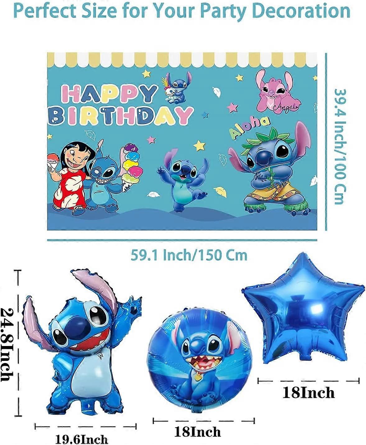 Lilo and Stitch Themed Party Banners and 5 Pieces of Lilo and Stitch ...
