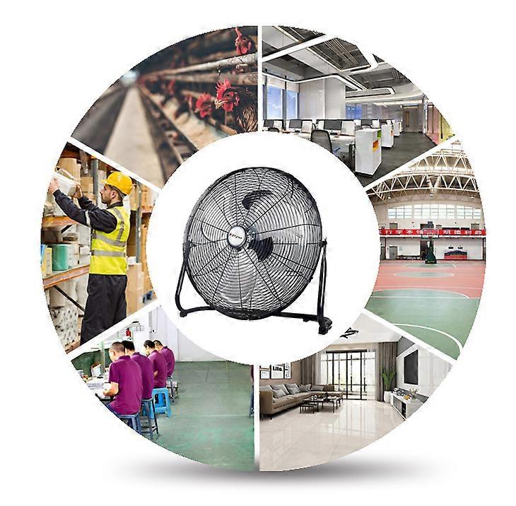 High Velocity Electric Industrial and Home Floor Fan | Fruugo ZA
