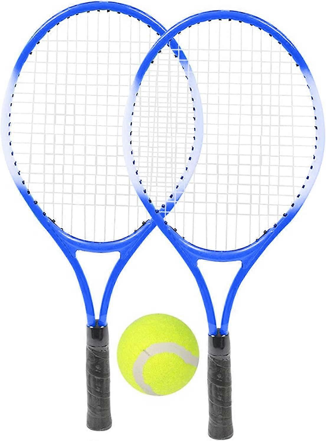 Set of 2 Tennis Rackets with 1 Tennis ball and Carry Bag, Ideal Starter ...