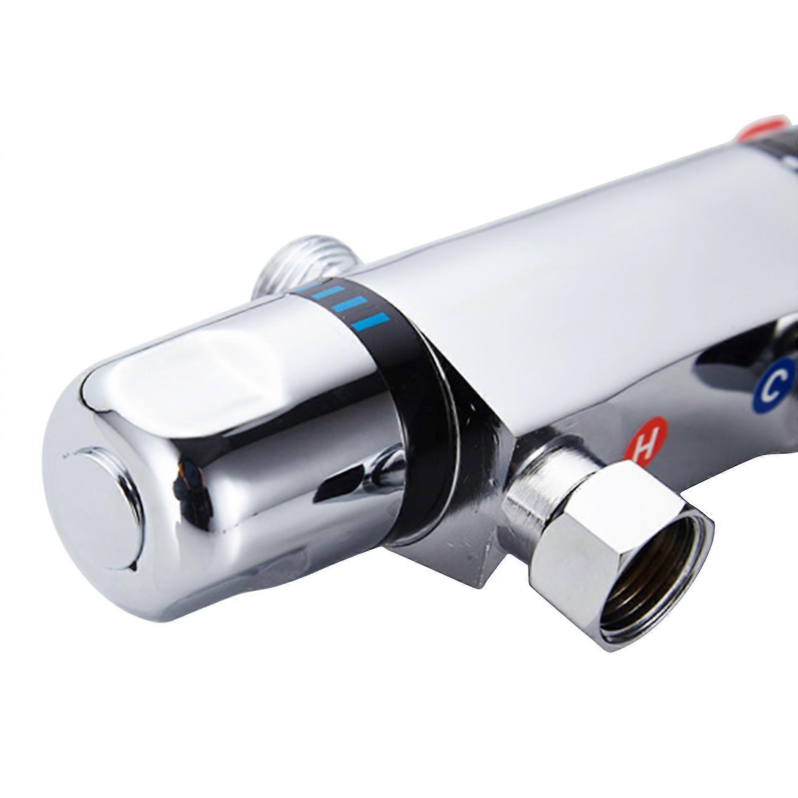 Thermo static Mixing Valve Stainless Steel Bathroom Faucet Temperature ...