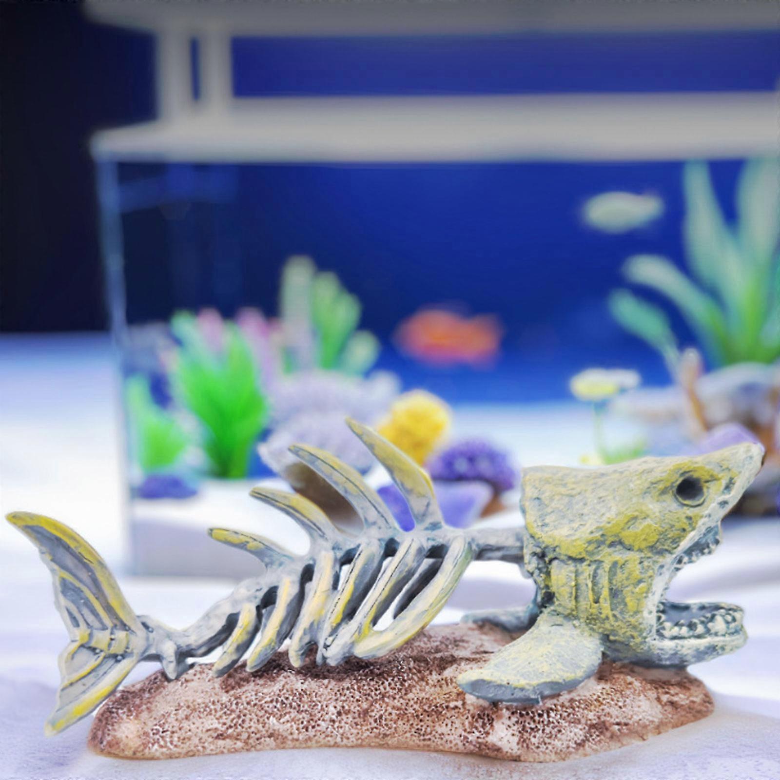 Delicate Mini Artificial Funny Fishbone Cave Terrarium Hideouts Shrimp ...