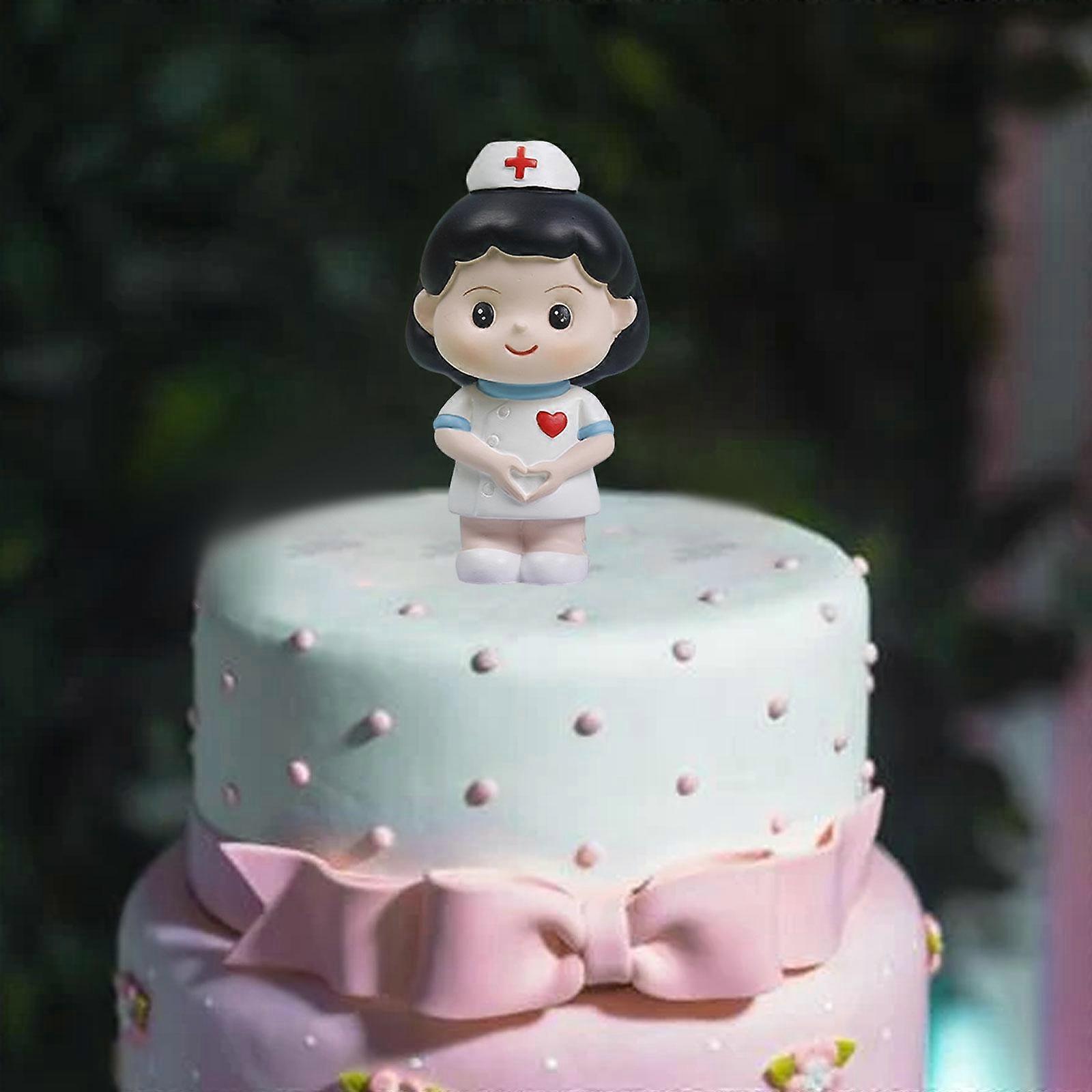 Nurse Statue Resin Sculpture Nurses Day 2024 Gift Angel in White ...