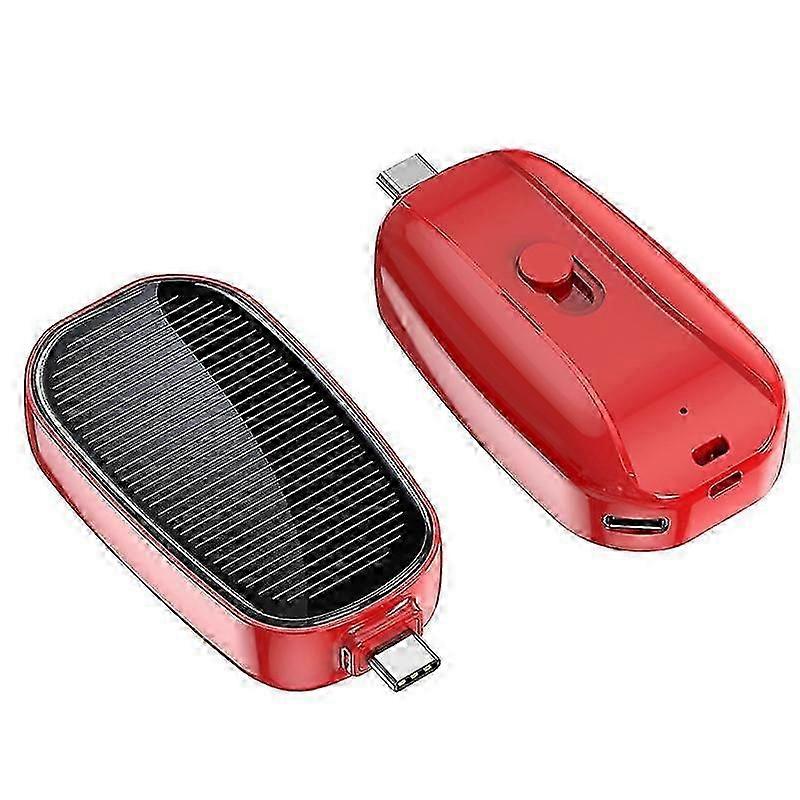 Mini Solar Power Bank Portable Keychain Powerbank For Cell Phone ...