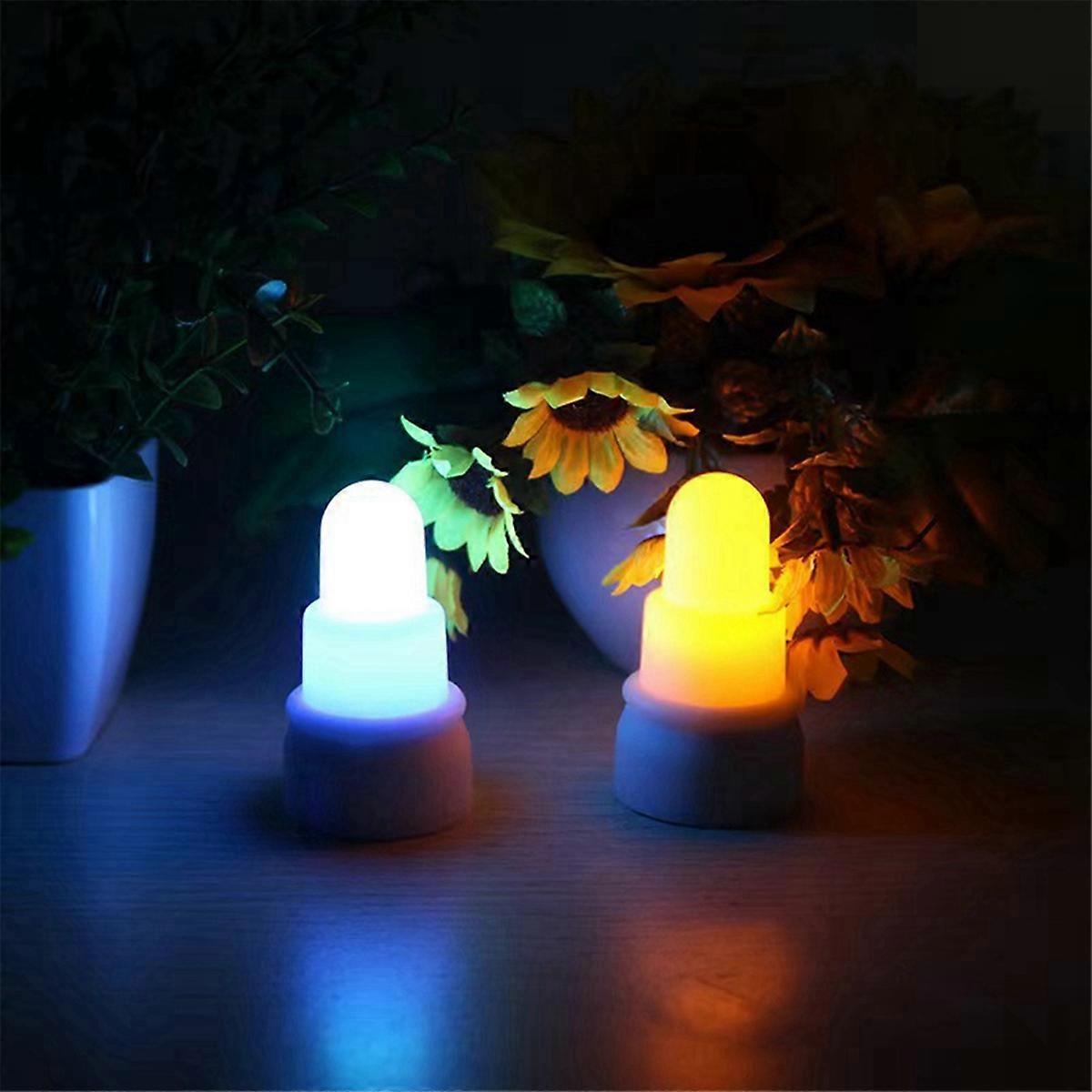 Rechargeable RGB LED Tea Wax Light Electronic Tea Candle Lamp ...