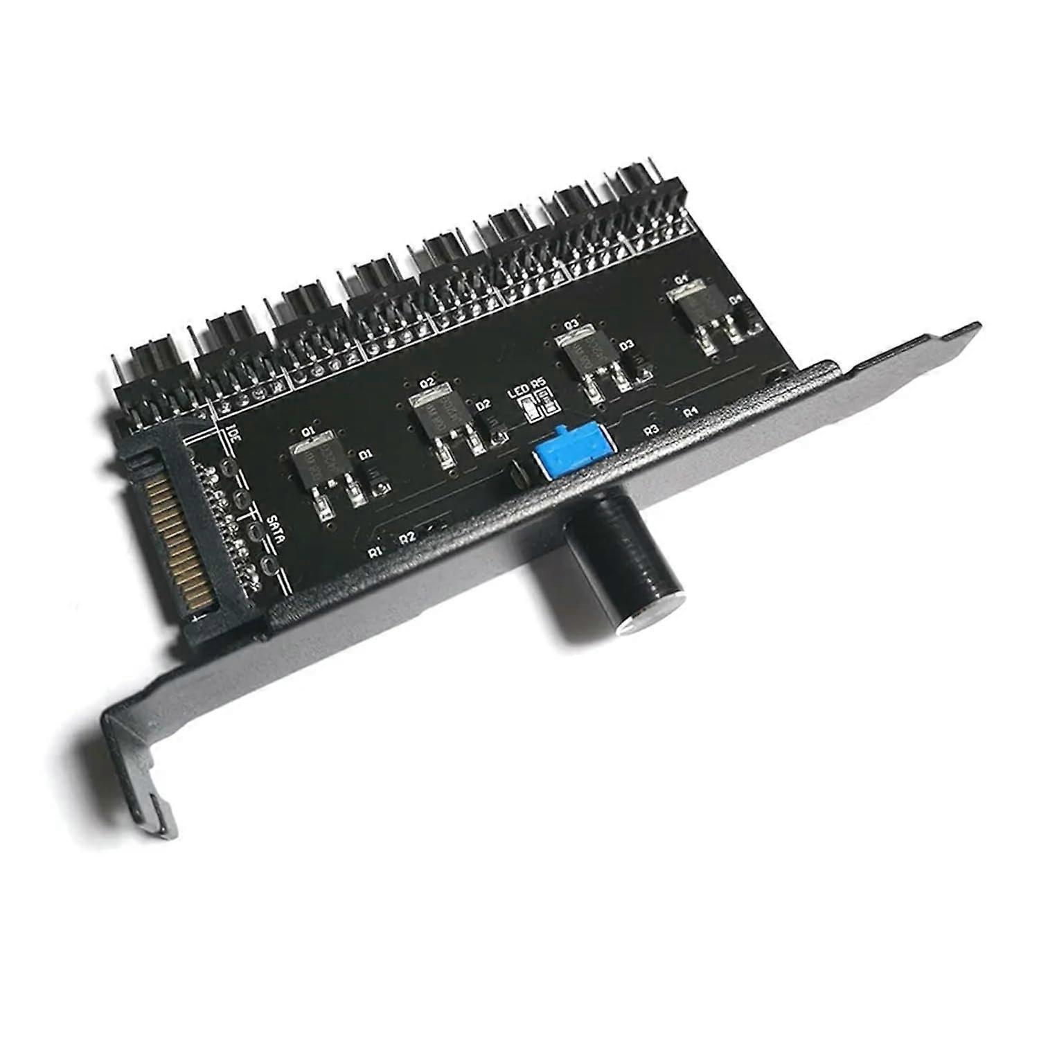 8 Channel Cooling Fan Control Hub Speed Regulator Controller Fit for C ...