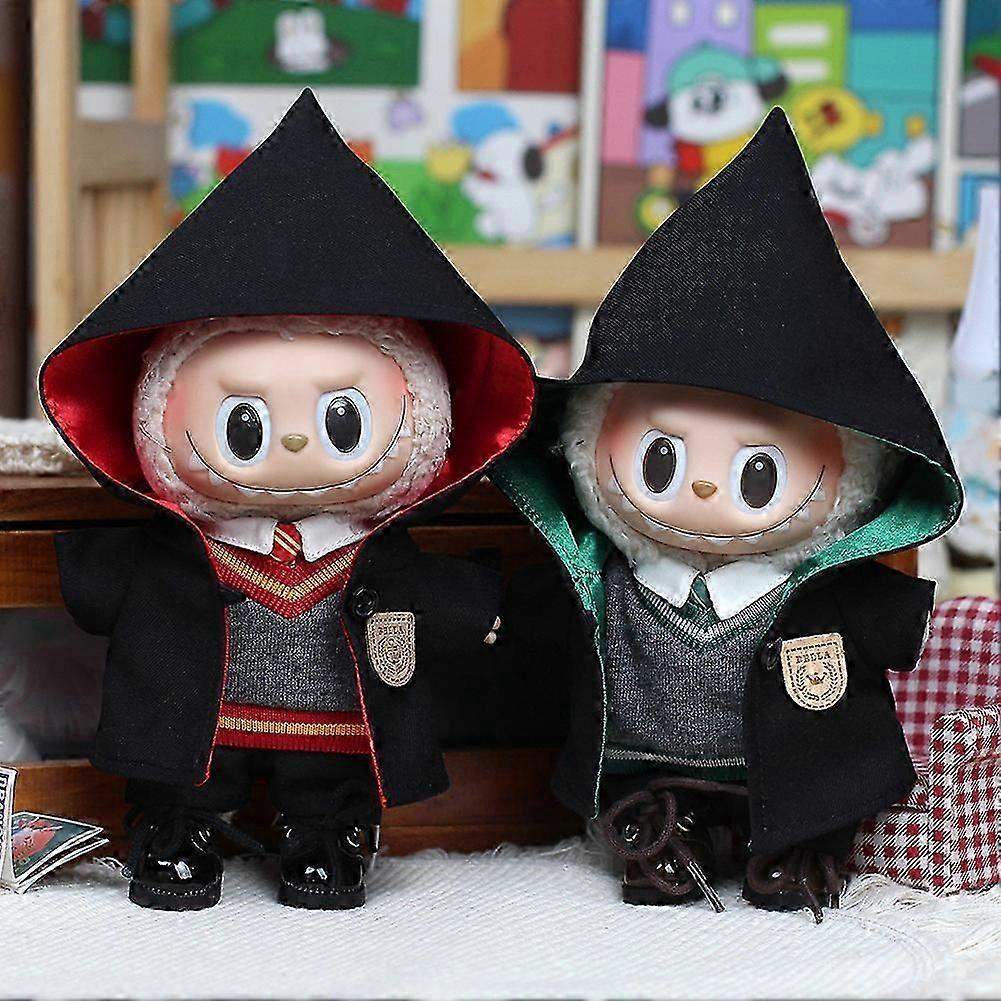 Magic School Uniform for Labubu Vinyl Plush Doll, 17cm Labubu Harry ...