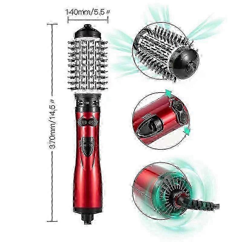 Rotating Hair Dryer, 3-in-1 Hot Air Styler And Rotating Hair Dryer For Dry Hair, Curl Hair ...