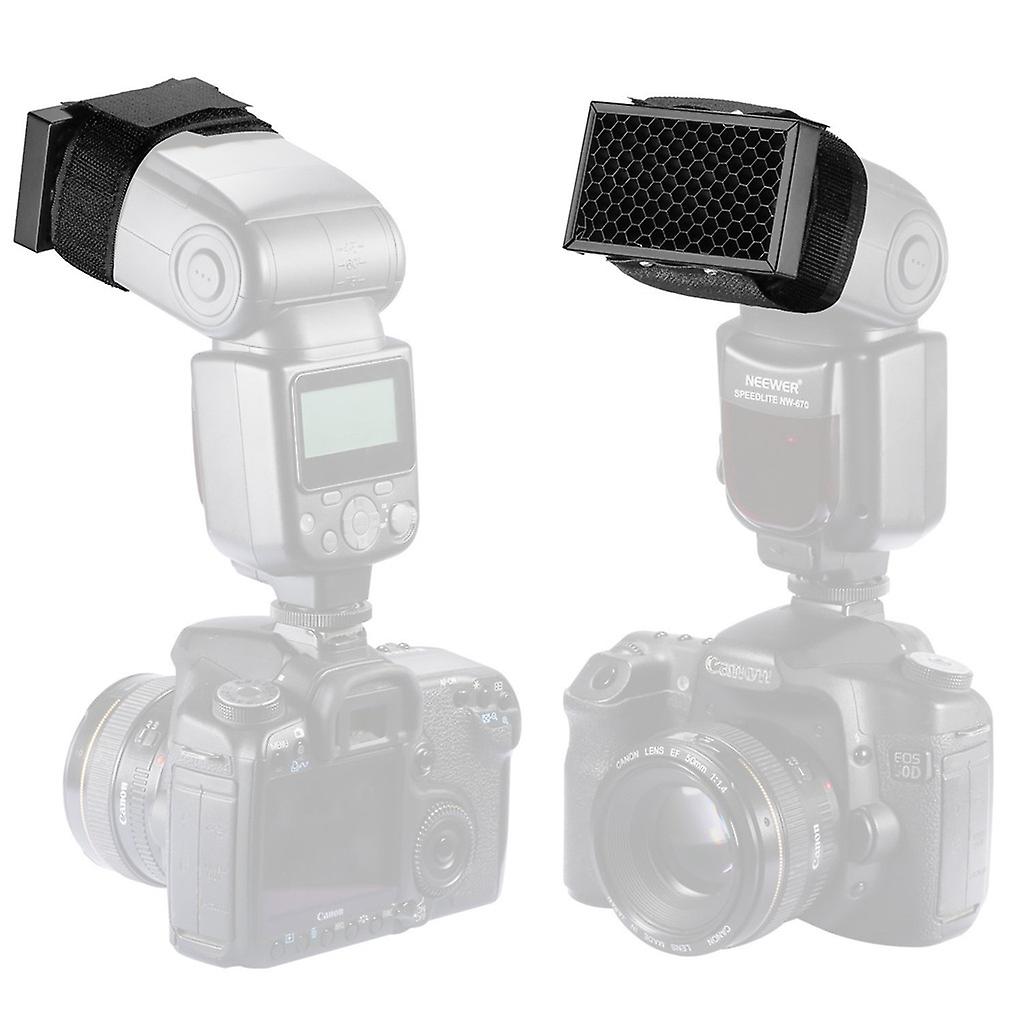 Universal Honeycomb Grid For External Camera Flashes Speedlite Black ...