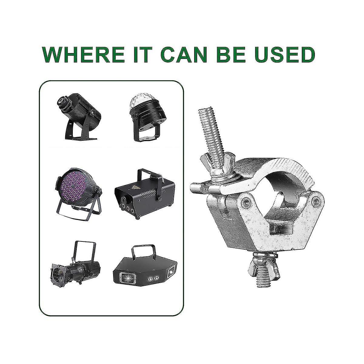 4pack Stage Lights Clamp Aluminum Alloy Truss Light , For Tube / Pipe ...