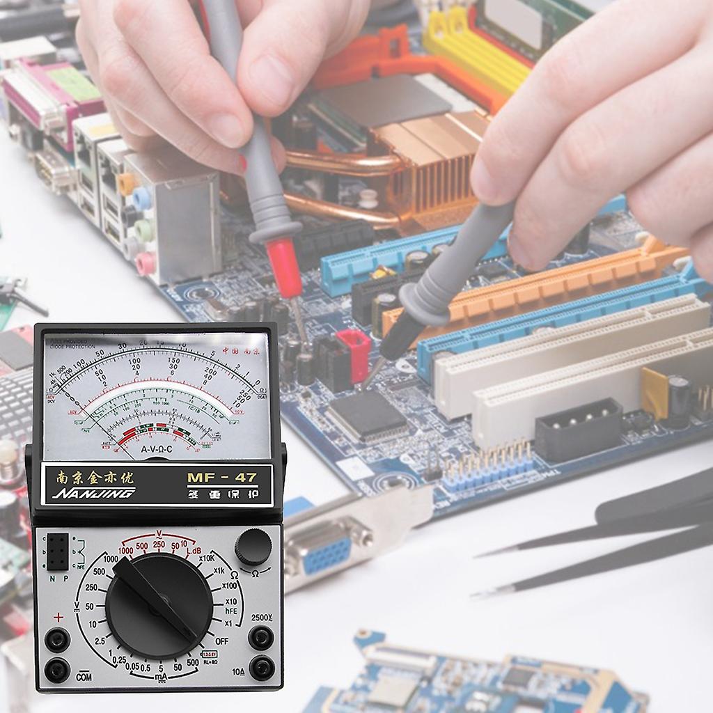 Analog Pointer Ammeter Multimeter Panel Mechanical Pointer Type Current ...