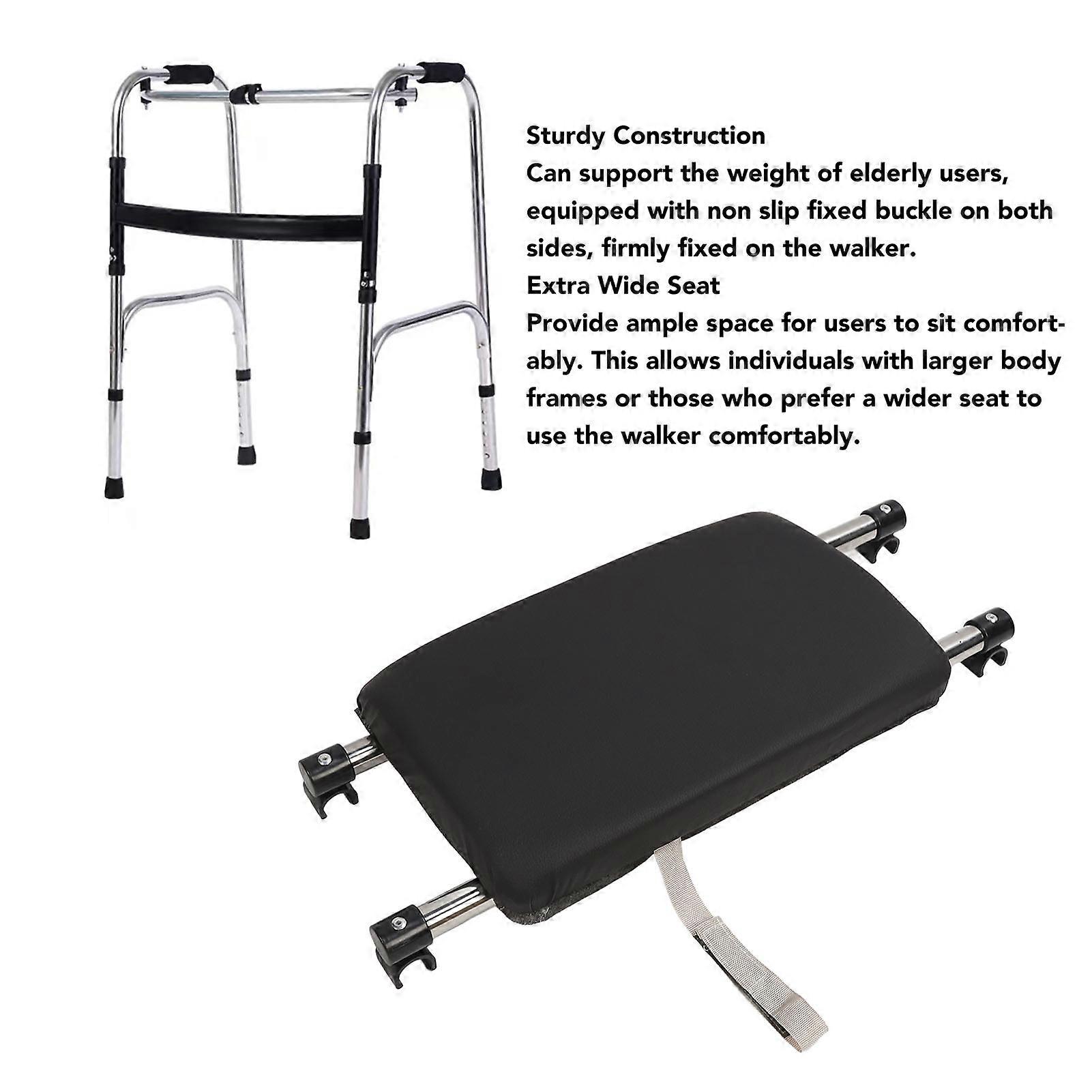 Walker Rest Seat Strong Load Bearing Firm Fixing Easy Installation ...