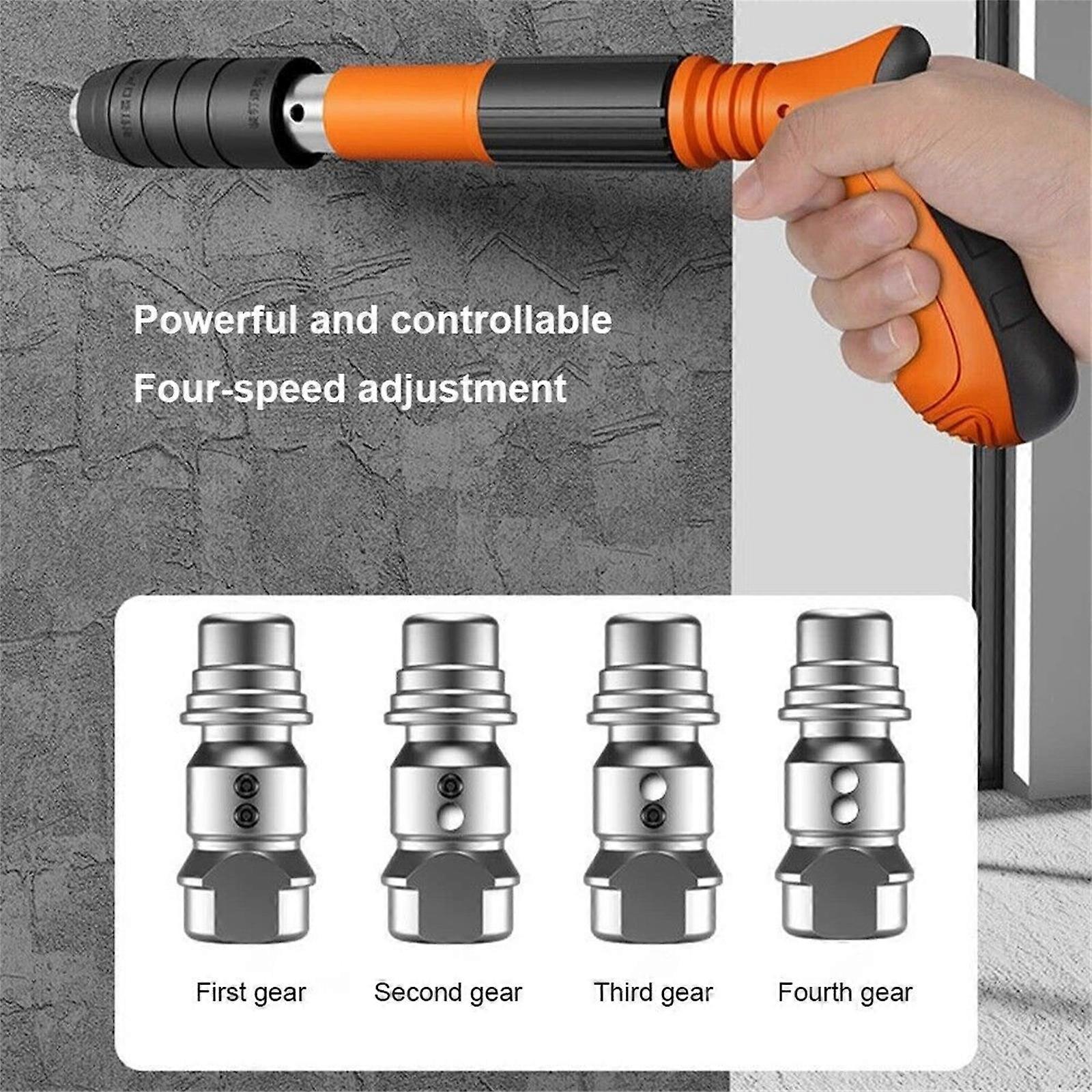 Manual Mini Steel Nail Gun Gears Power Adjustable Wall Nail Guns W ...