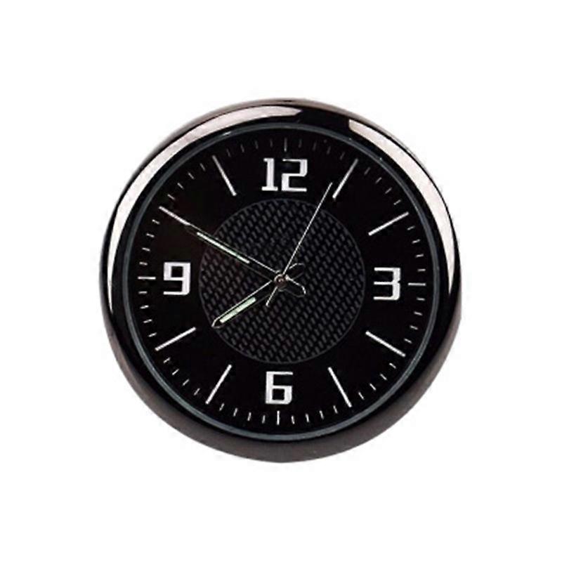 Black Car Clock Analog Alarm Clock Round Display Car RV Truck Interior ...