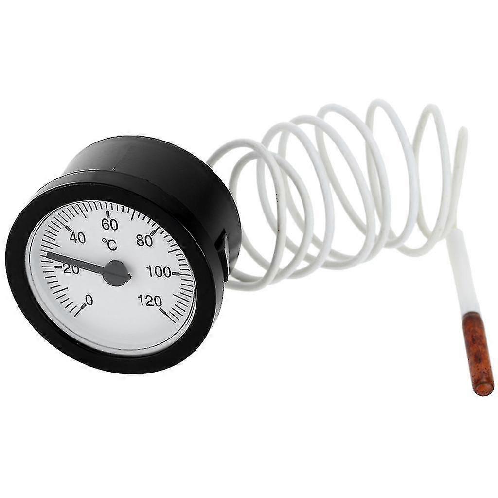 Dial Thermometer Capillary Temperature Gauge 0-120 Water & Oil With 1m Sensor | Fruugo UK