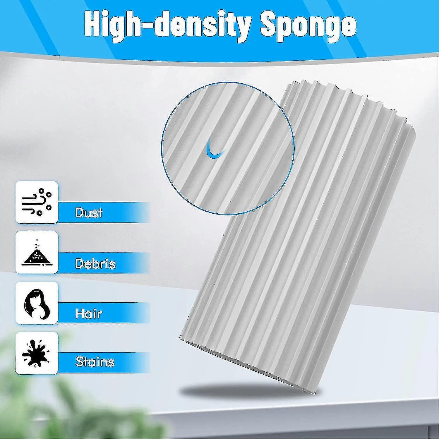 4pcs Damp Clean Duster Sponge Pva, Magical Dust Cleaning Sponges Damp ...