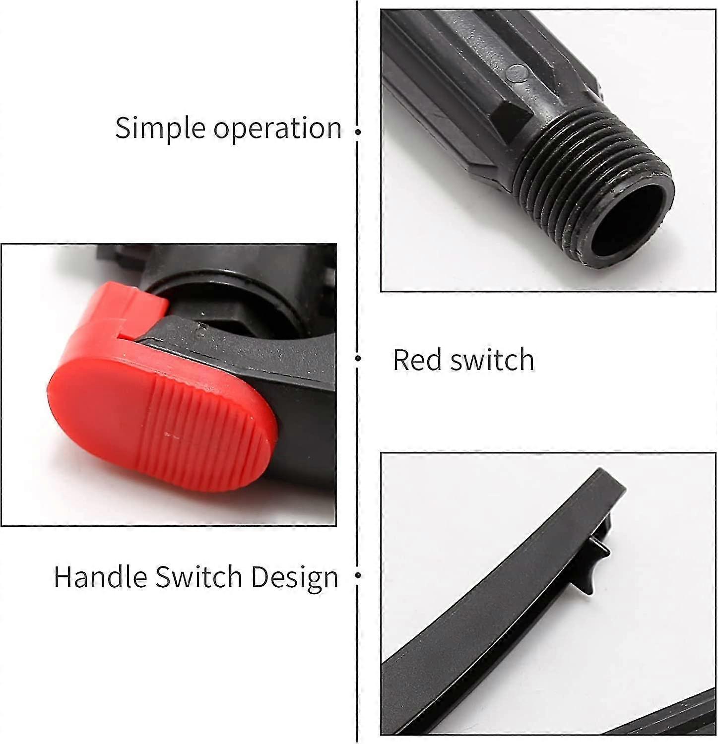 2 Pcs Sprayer Handle Pump Action Pressure Sprayer,plastic Sprayer Shut ...