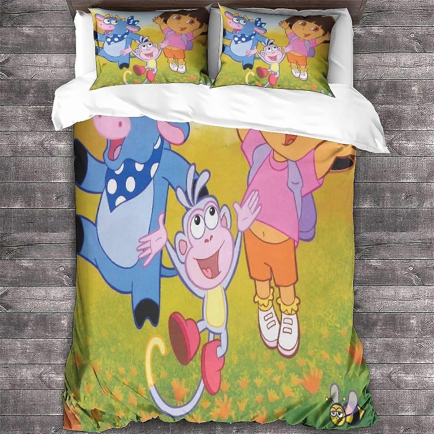 Parts Dora The Explorer Microfiber Duvet Cover Dora The Explorer Print ...