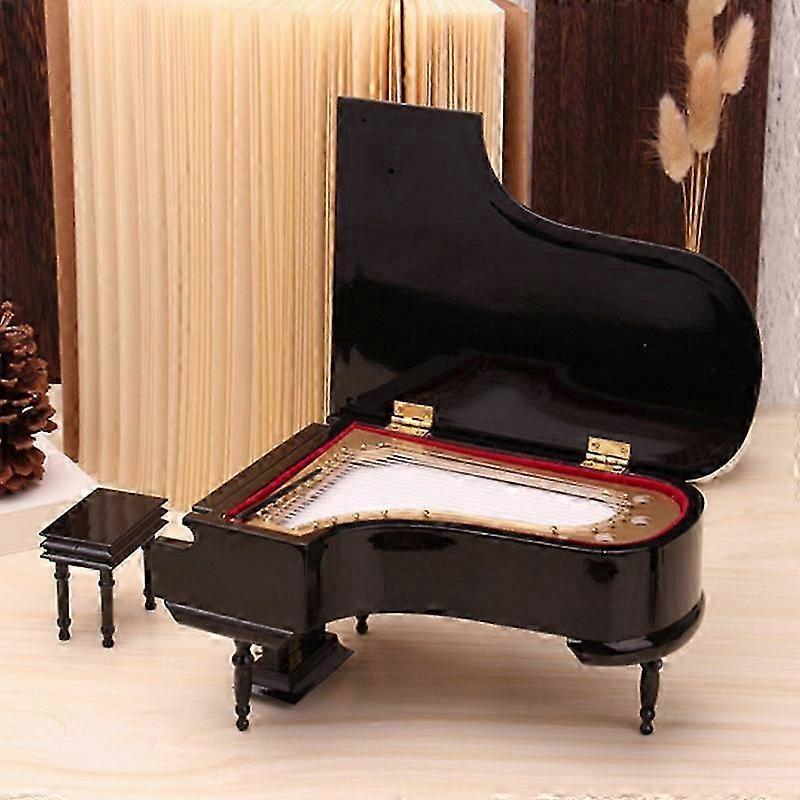Miniature Grand Piano Model Kit Musical Instrument with Chair ...