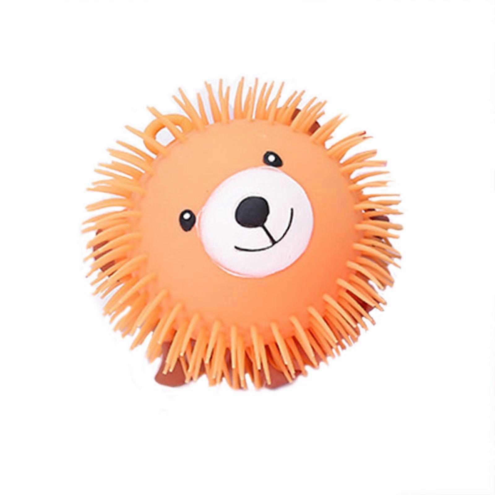 Glowing Squeezy Stress Relief Sensory Toys Fidget Flashing Puffer Ball ...