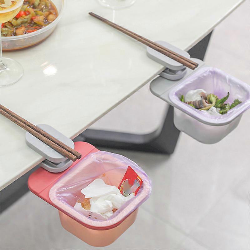 Mini Hanging Kitchen Trash Can Rotatable Space Saving Mini Garbage Bin ...
