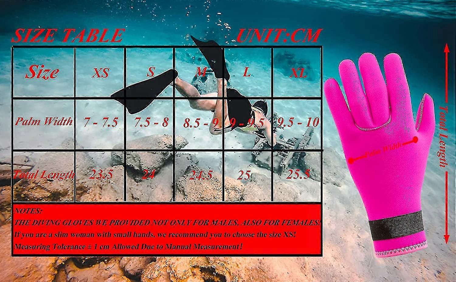 Wetsuit Gloves 3mm Neoprene Diving Gloves Women's Kids Warm Anti-slip Scuba Diving Gloves ...