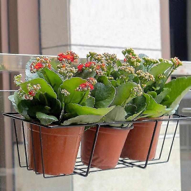 Hanging Baskets Planter Railing Planter The Rail Fence Pots Stand ...