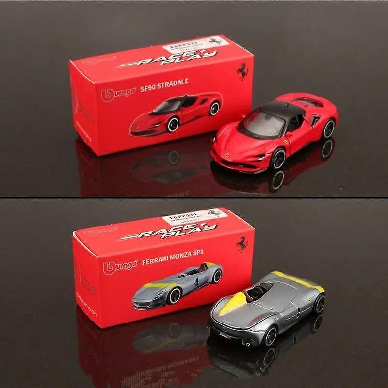 1:64 Ferrari LaFerrari F40 F50 F12 TDF 458 SF90 Alloy Sports Car Modelo ...