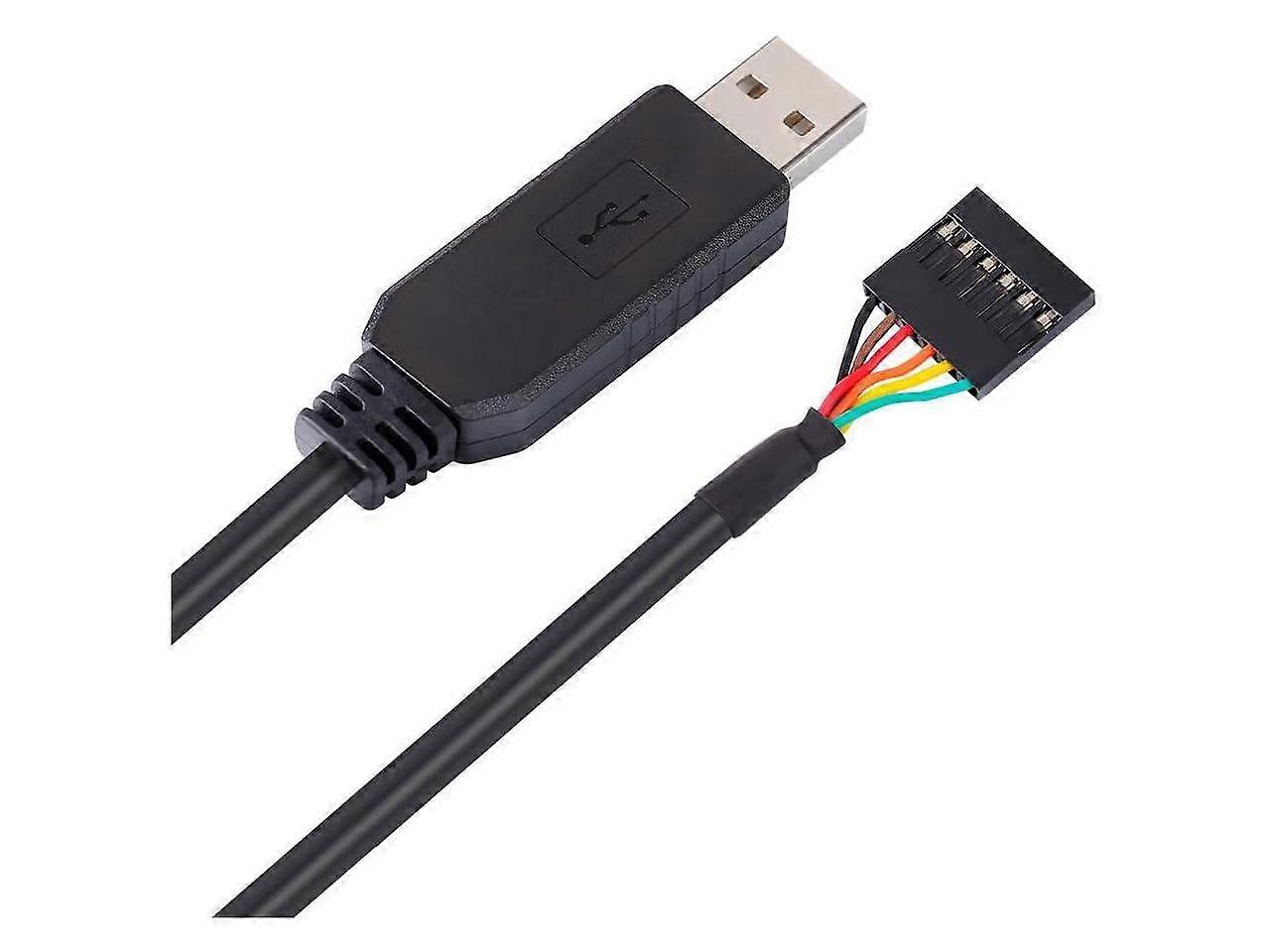 FTDI USB to TTL Serial 3.3V Adapter Cable 6 Pin 0.1 inch Pitch Female ...