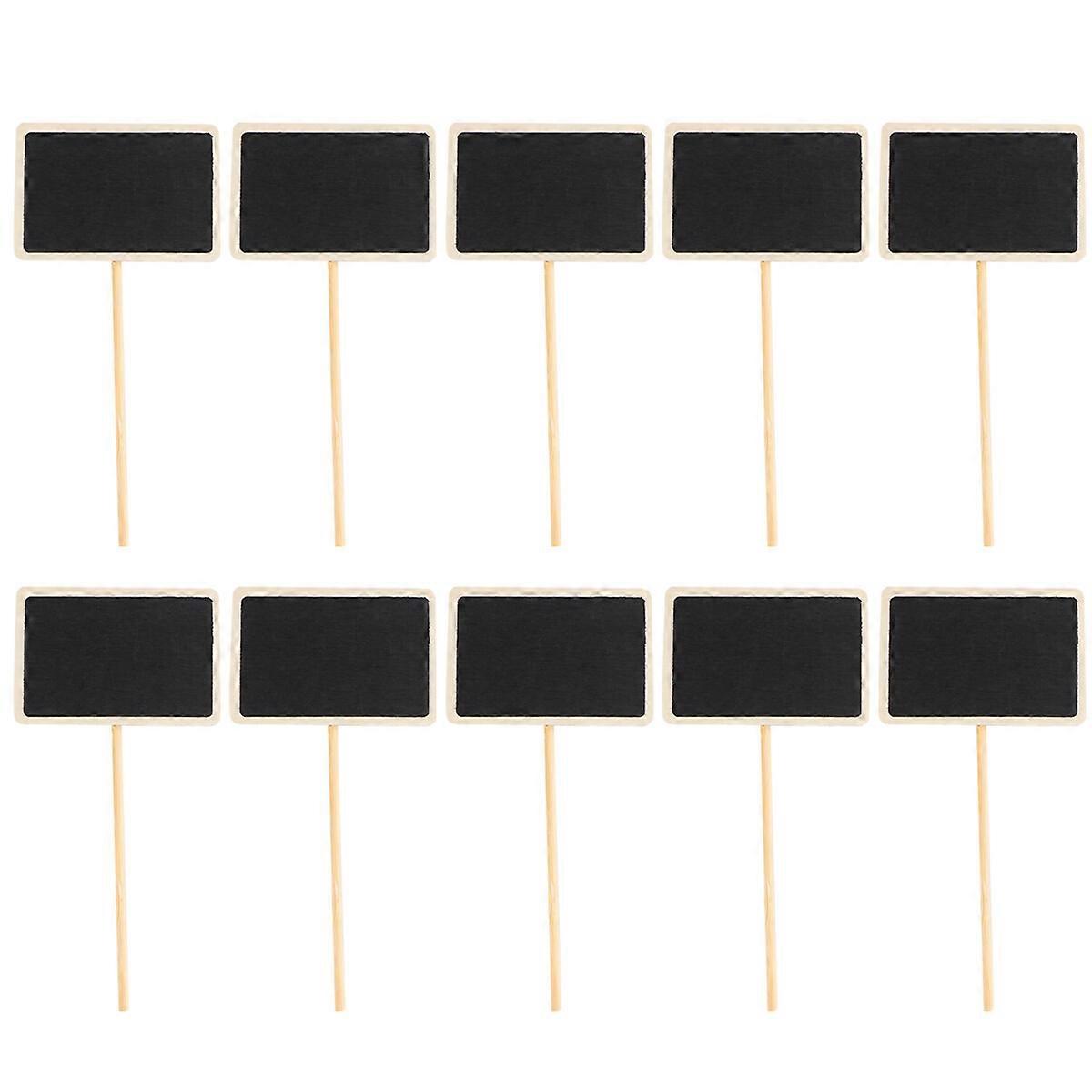 20pcs Wooden Mini Blackboard Toppers Message Board Creative Chalkboard ...